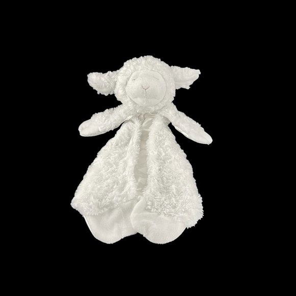 Gund | Accessories | Baby Gund Winky Lamb Huggybuddy White Plush Satin ...